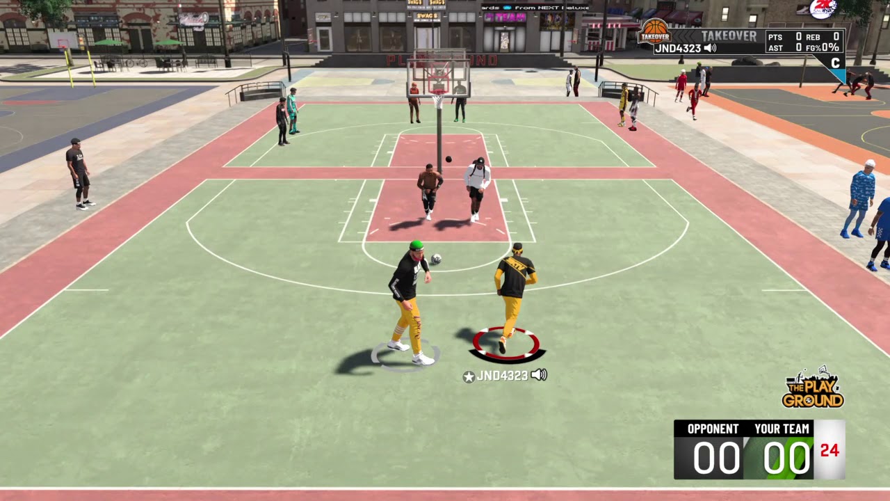 NBA 2K20 Dunk over - YouTube