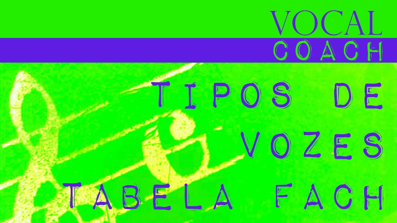 Tipos de vozes na classificação tabela FACH - YouTube