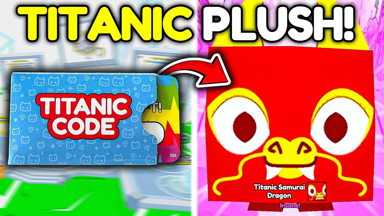 I REDEEMED A TITANIC MERCH CODE 🎁 in Pet Simulator 99! 🍀 - YouTube
