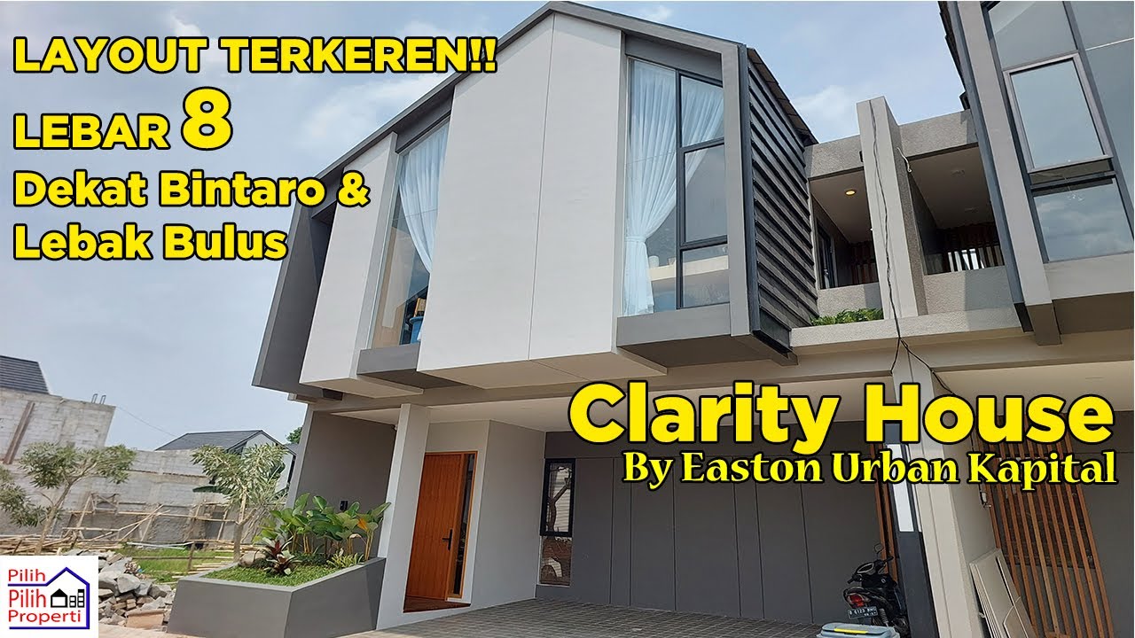 Rumah dengan Layout Terkeren!! Double High Ceiling Clarity House ...