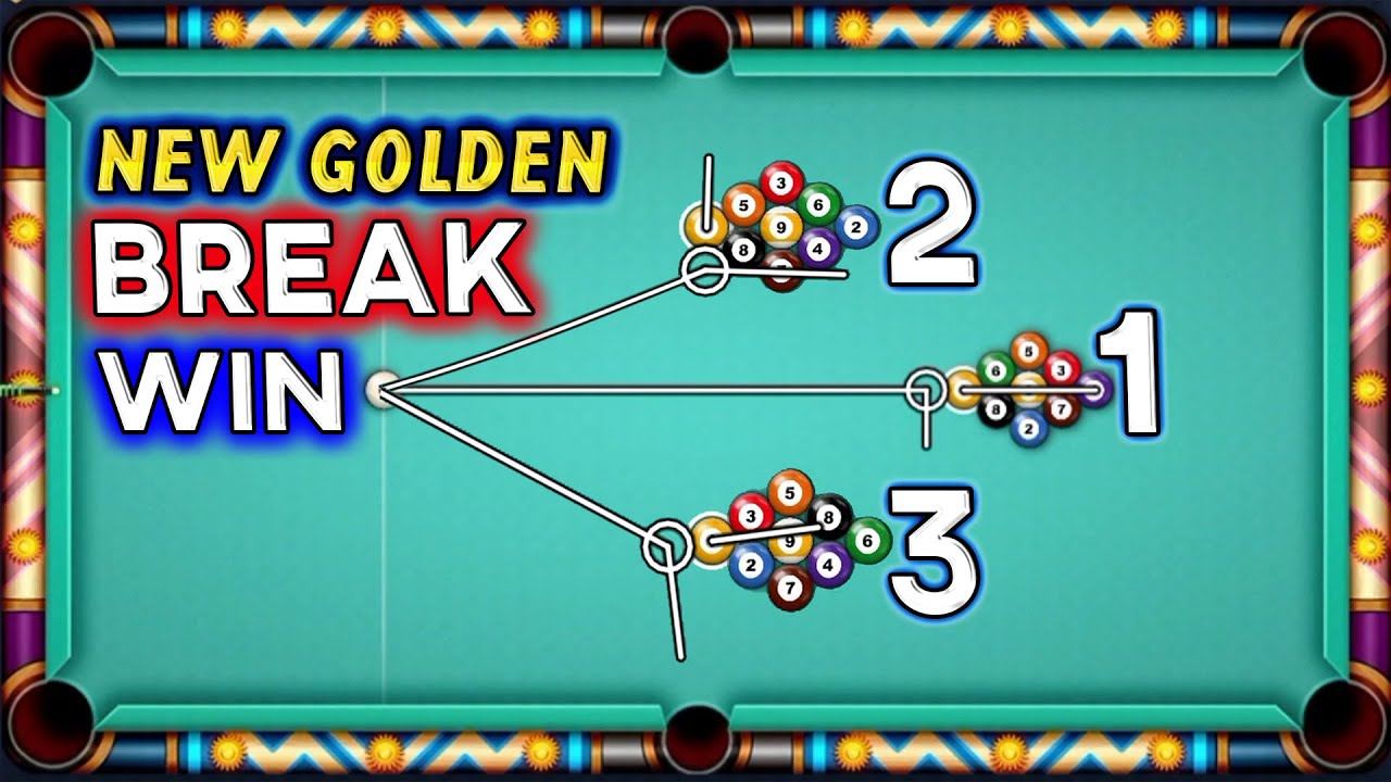 Top 3 Golden Break 8 Ball Pool 9 Ball 1 Shot Win 🔥 - YouTube