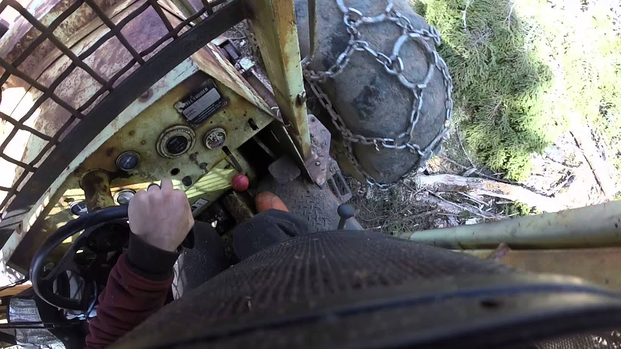 Cable skidder Tree farmer - YouTube