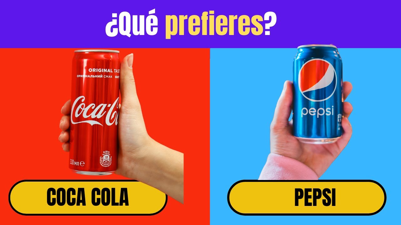 COCA COLA vs PEPSI : la batalla definitiva - YouTube