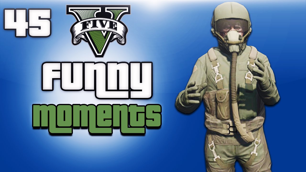 GTA 5 Online Funny Moments Ep. 45 (Flight School DLC) Army Base Glitch ...