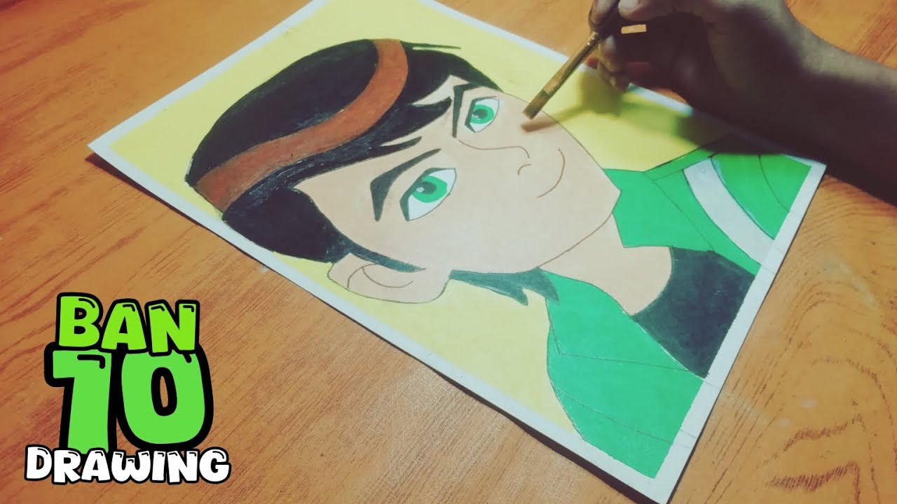 How To Draw Ban 10 Drawing | Acrylic Piniting |Ban 10 Drawing | satp by ...