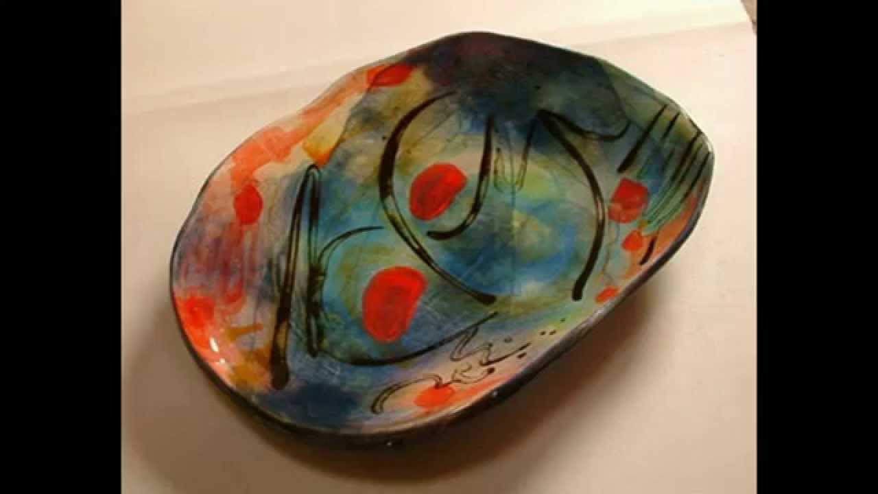 Sue Sharp - contemporary slip-decorated ceramics - YouTube