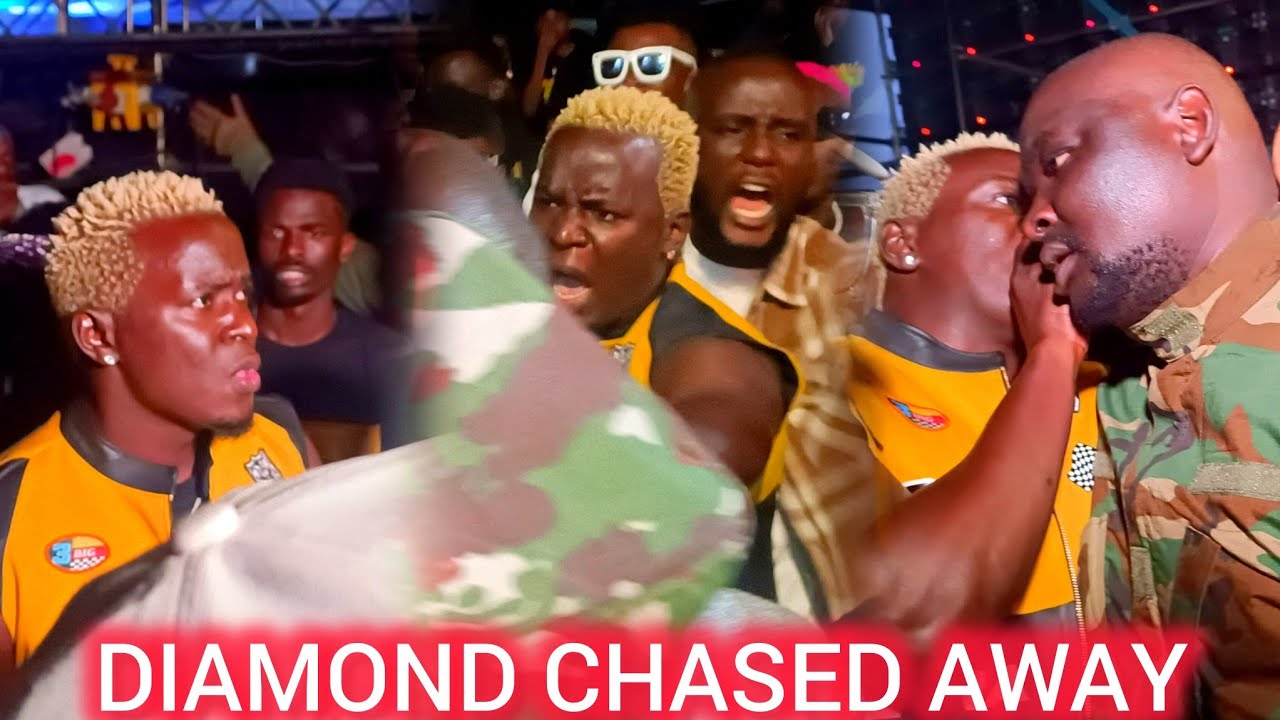 FULL VIDEO AS WILLY PAUL FOUGHT DIAMOND PLATNUMZ BODYGUARD AND SECURITY ...