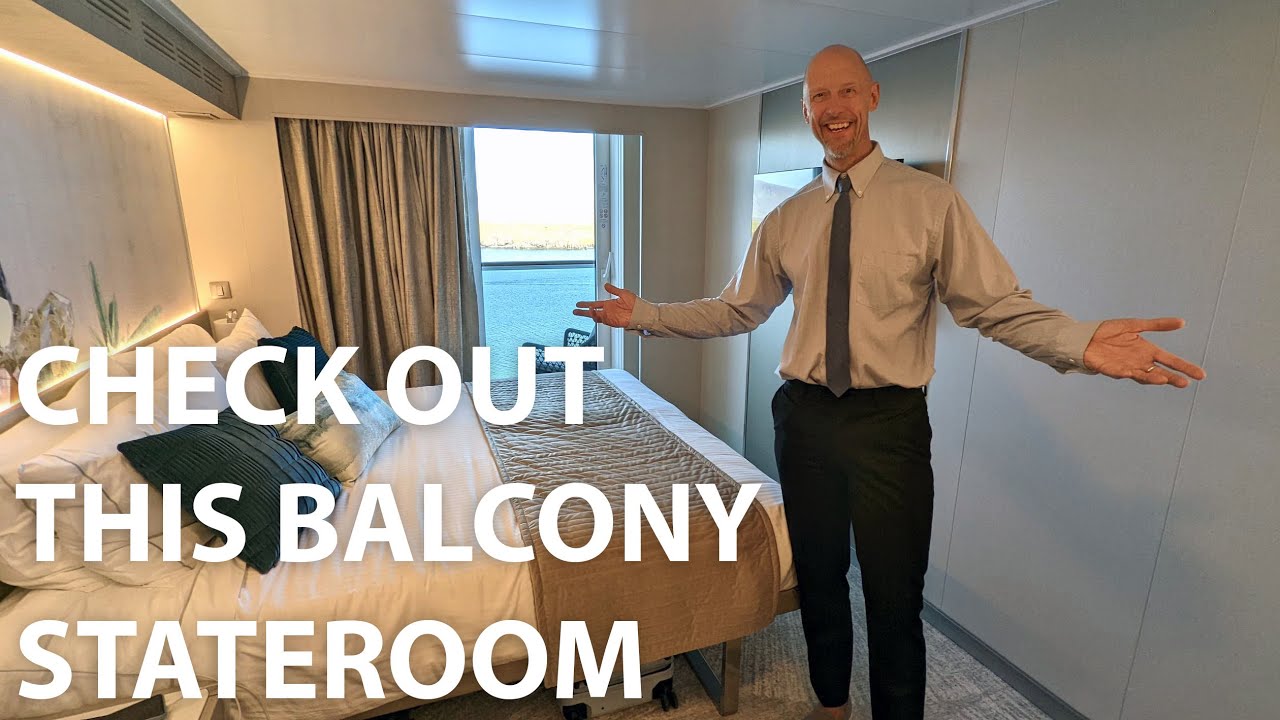 Norwegian Prima Balcony Cabin Tour (No. 15154) - YouTube