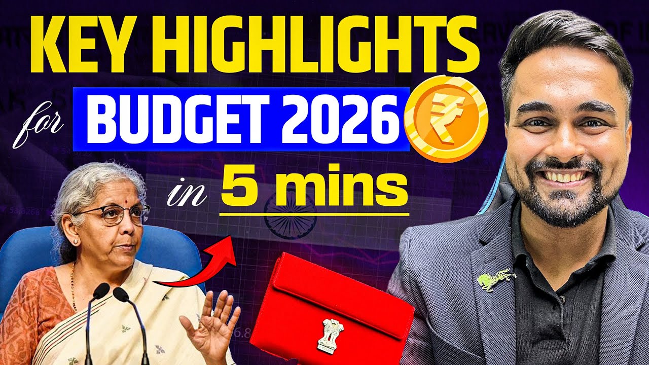 India Budget 2026 Explained: The 5 Key Points From Budget 2026 | CA CS ...