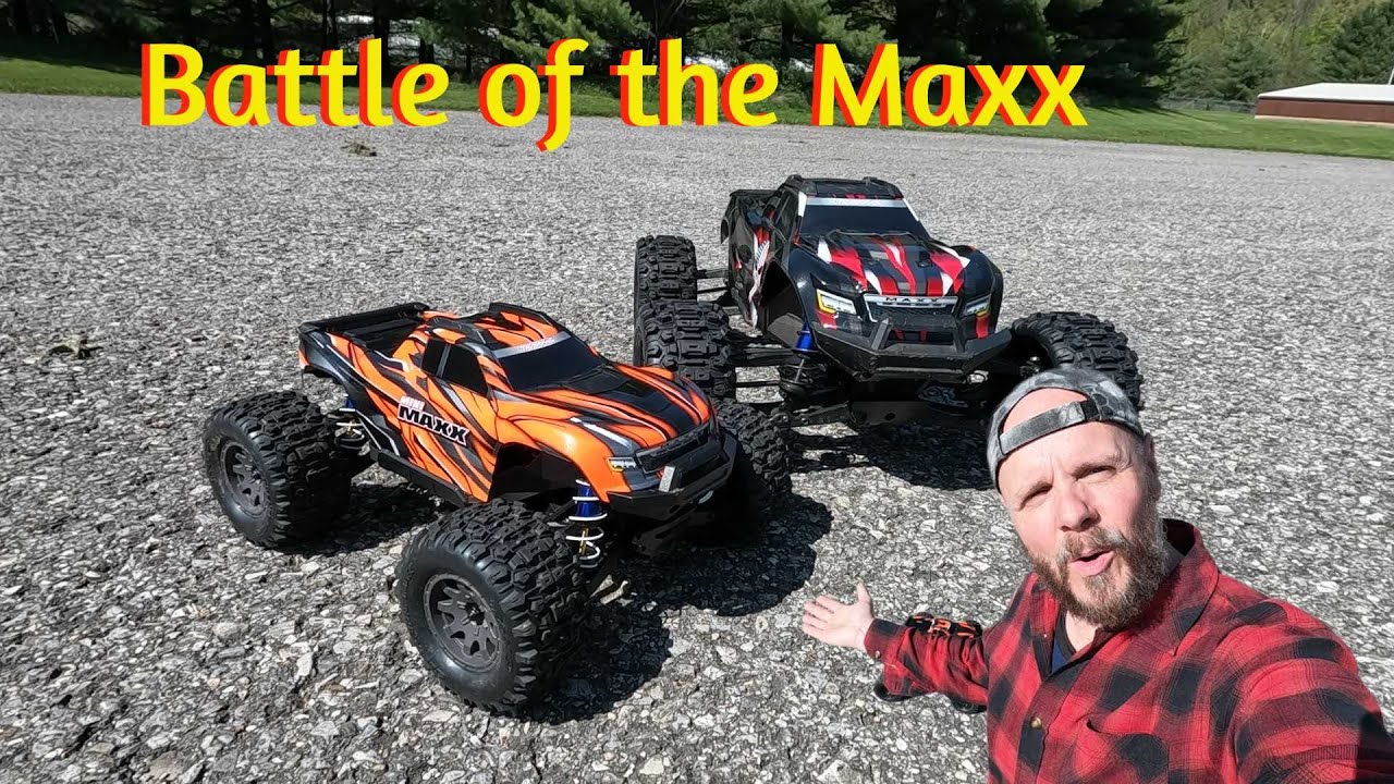 Traxxas Mini Maxx Vs. WideMaxx - YouTube