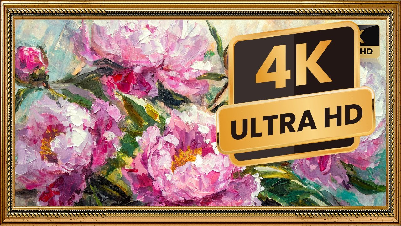Explosion of Flowers Frame TV Art - 4K TV Frame Art Screensaver ...
