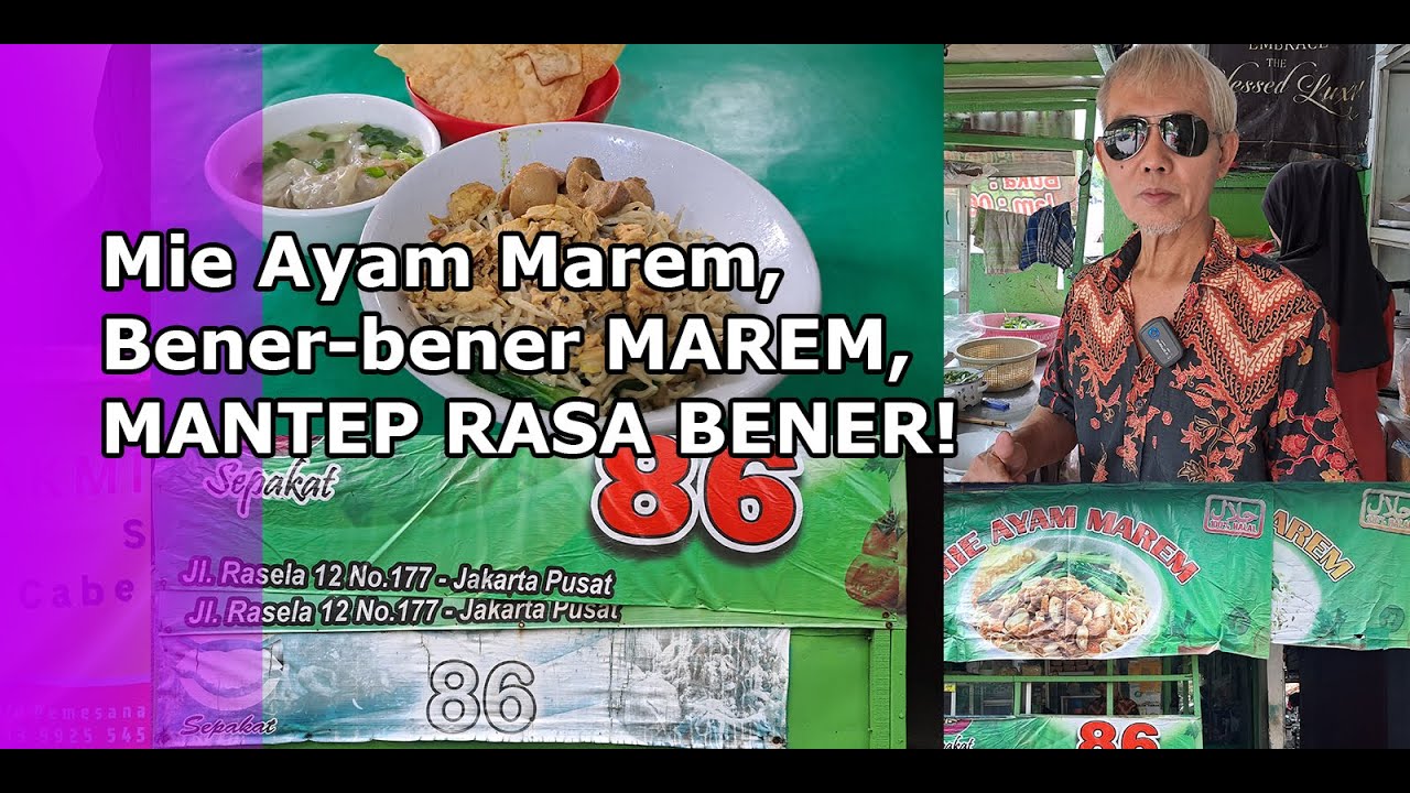 Mie Ayam Marem, Bener-bener MAREM, MANTEP RASA BENER! - YouTube