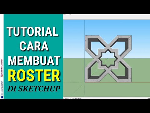 Tutorial Cara Mudah & Cepat Membuat Roster Beton di Sketchup. - YouTube