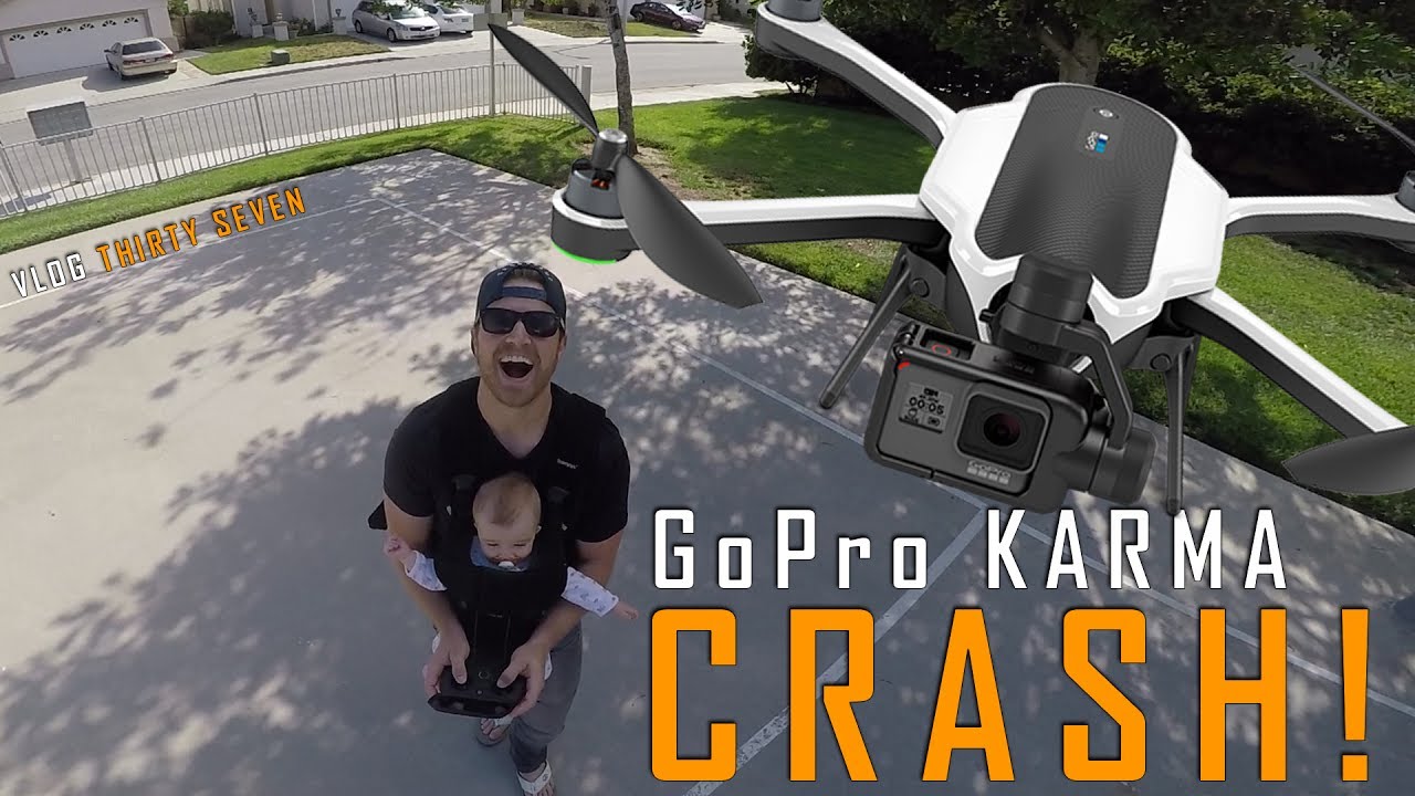 EXPENSIVE GoPro KARMA CRASH! - YouTube