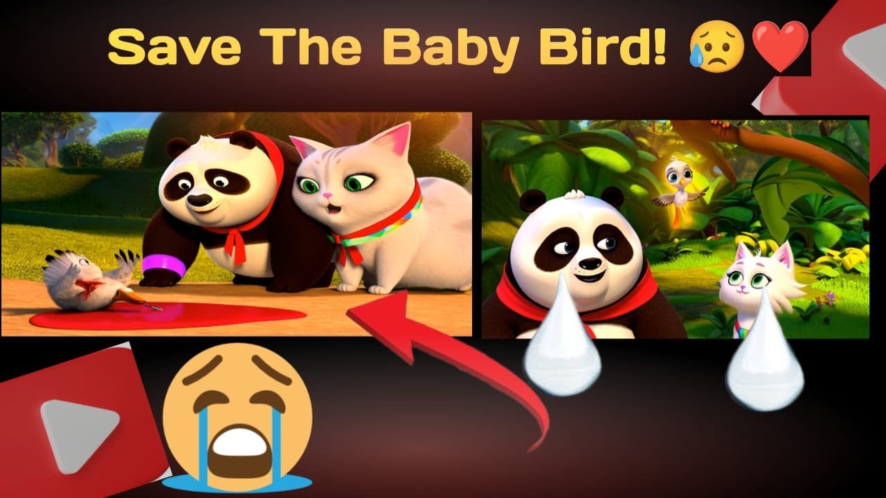 "Pao & Mimi Save a Baby Bird 🐦 | Heartwarming Jungle Adventure | Kids ...