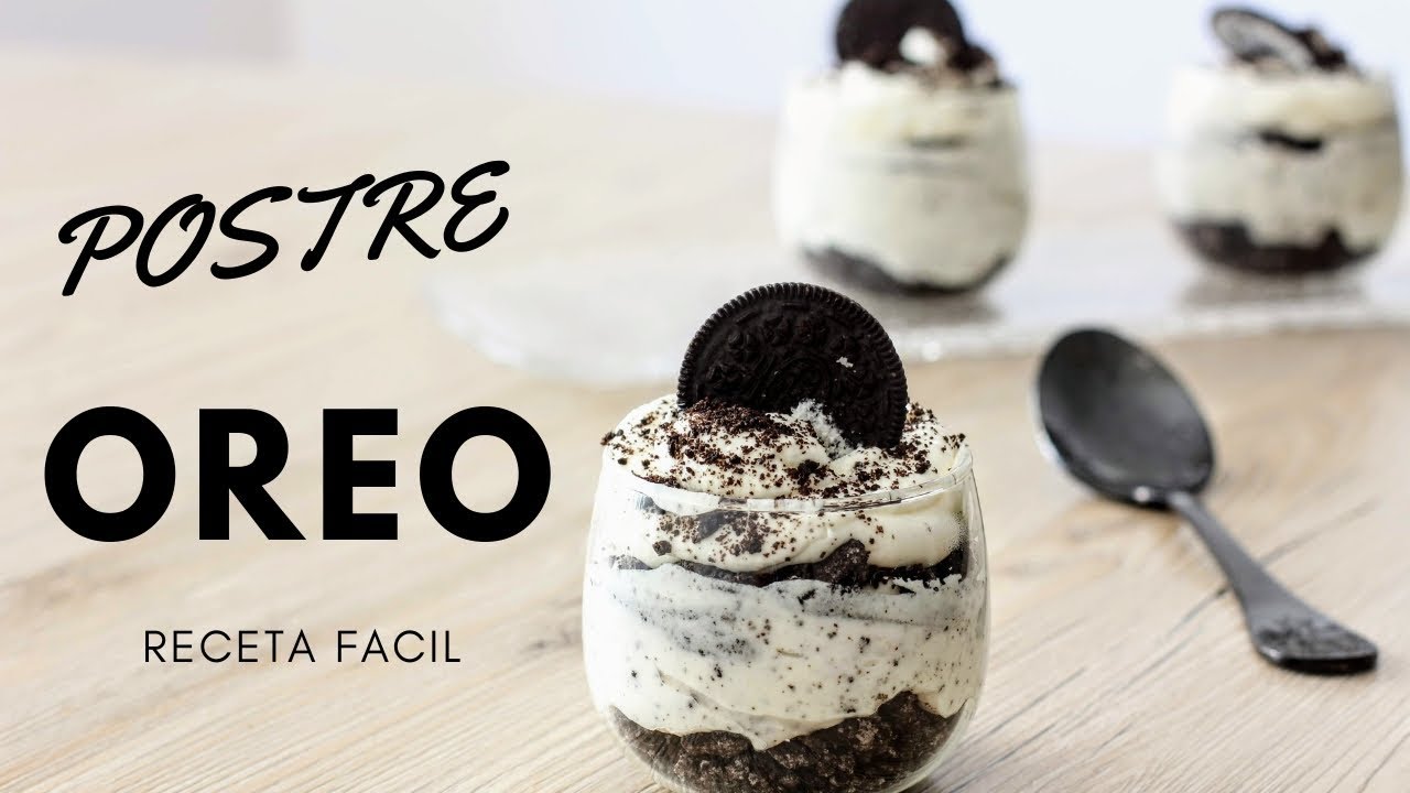 Postre OREO | Postre DE OREO | Pay de queso y Oreo | Realmente ...
