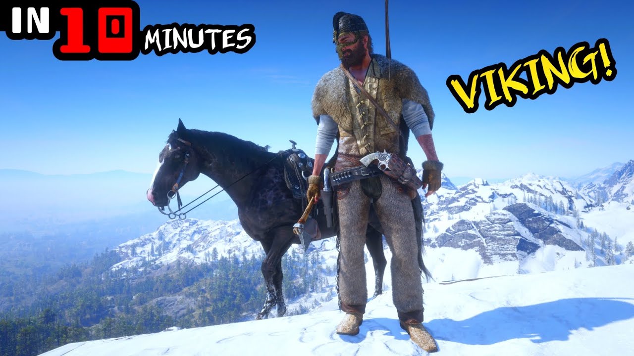 Beautiful Viking Outfit In Just A Few Steps - RDR2 - YouTube