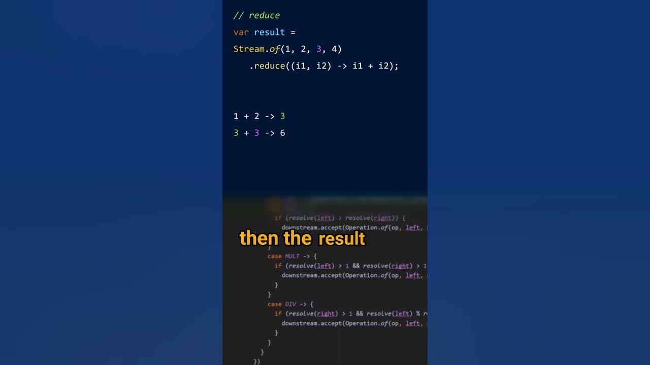 How Is The Reduce Method Working Javalanguage Javacodinginterview Javacoding Javatips 8274