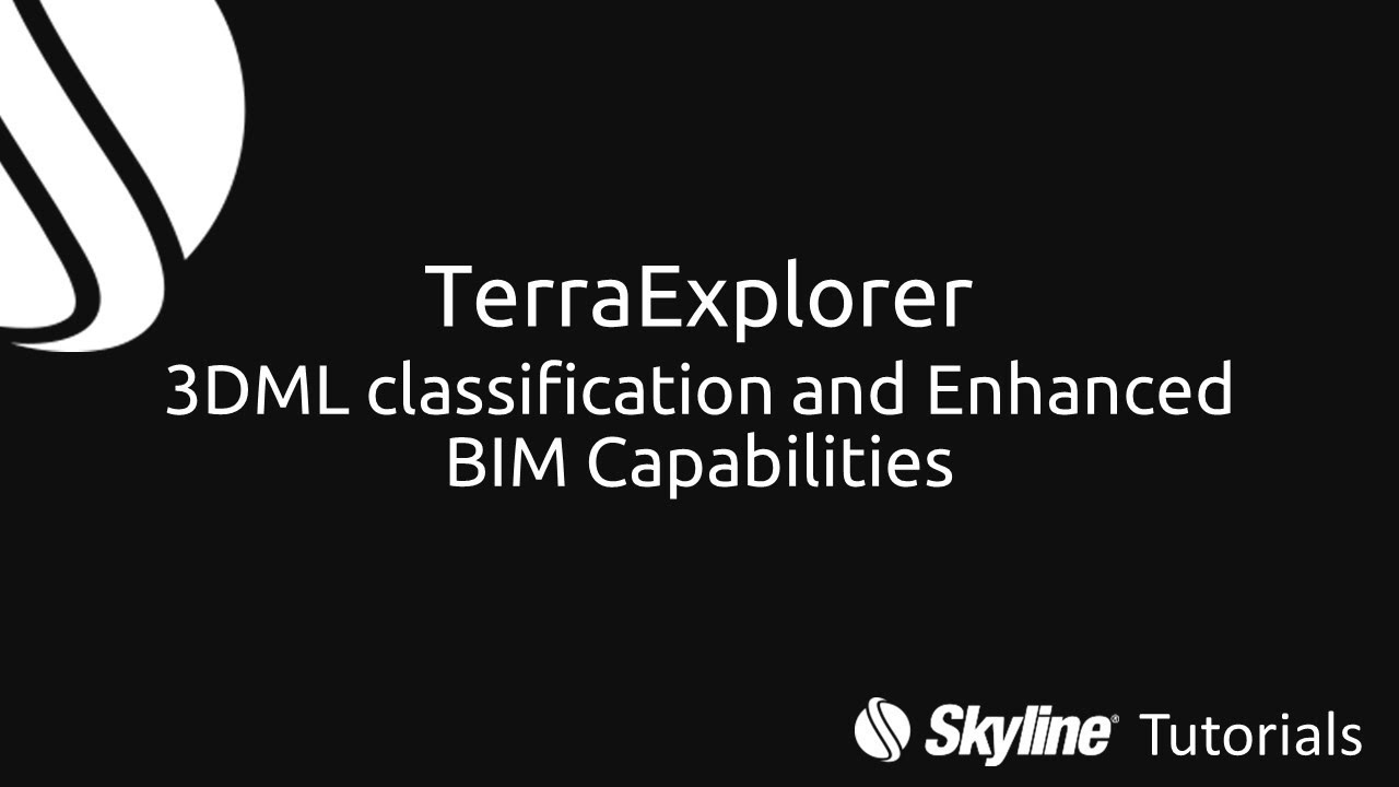 TerraExplorer - 3DML Classification and Enhanced BIM Capabilities - YouTube