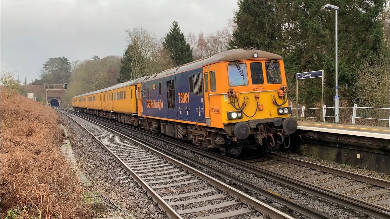 73961 On Network Rail Test Train + Eurostar 6/2/2021 - YouTube