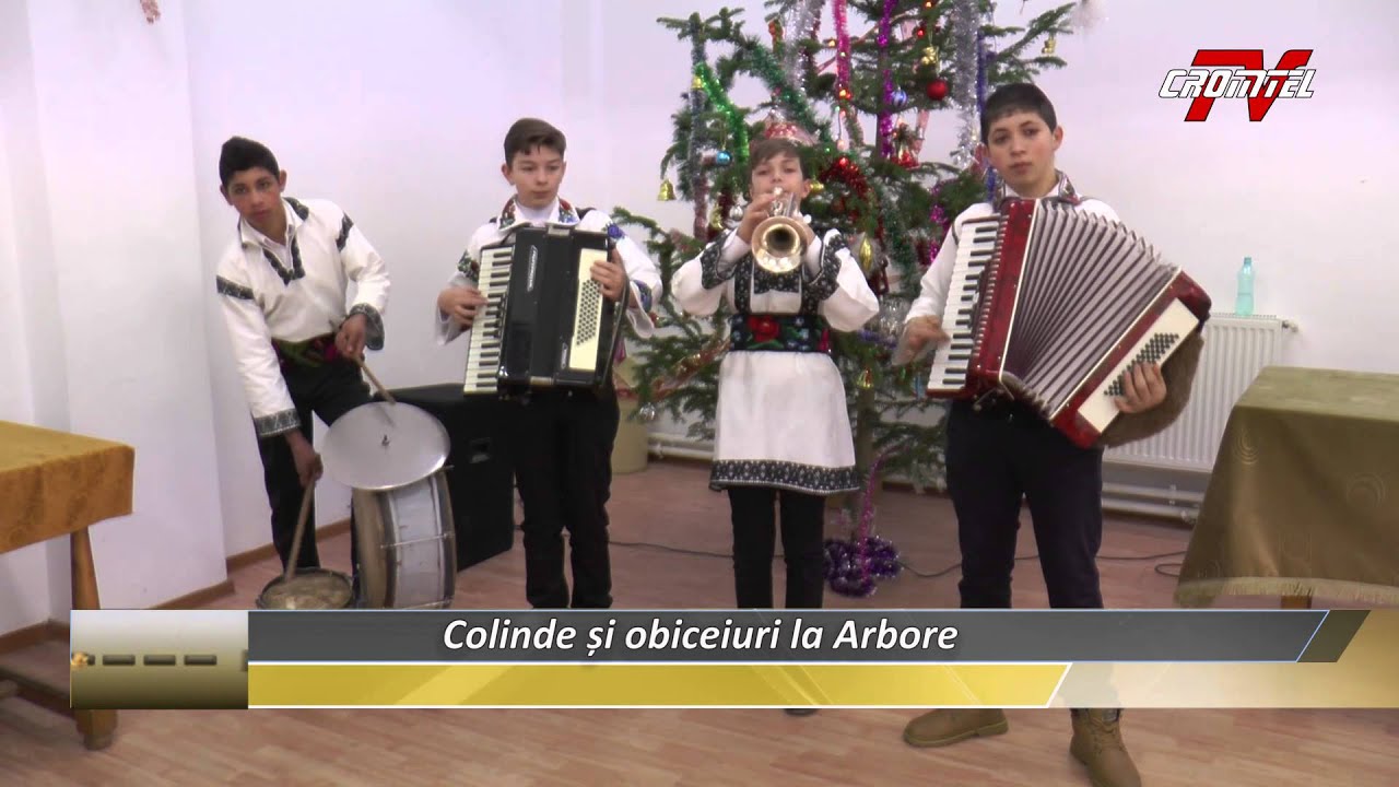 Ecranul copiilor - Colinde și obiceiuri în comuna Arbore - YouTube