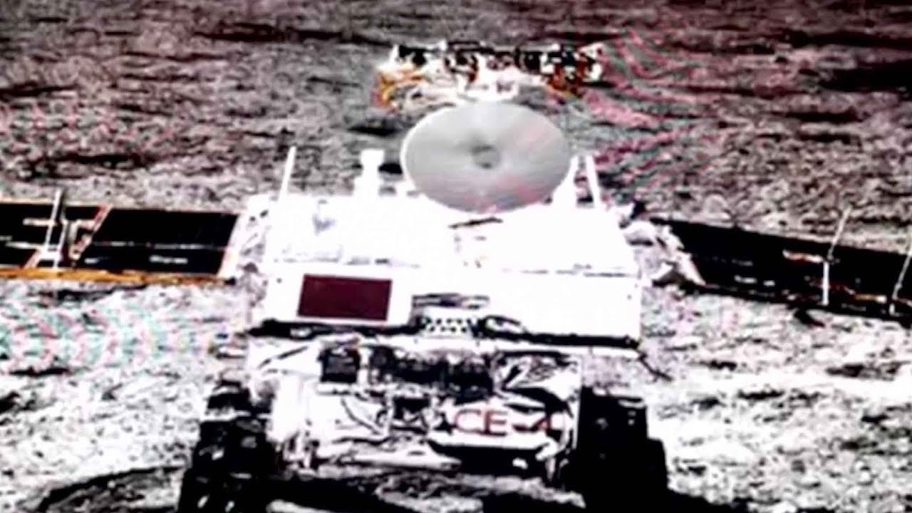 Chang'e-4 lunar probe and Yutu-2 rover take pictures of each other ...