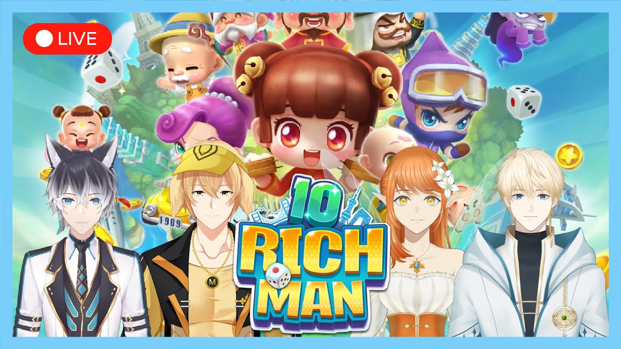 【Richman10】เกมเชื่อมมิจตะพาบ | Kawakami Kami Ft. @MonJi_Ultimate , @RendellDruid , @NeferaDryad ...
