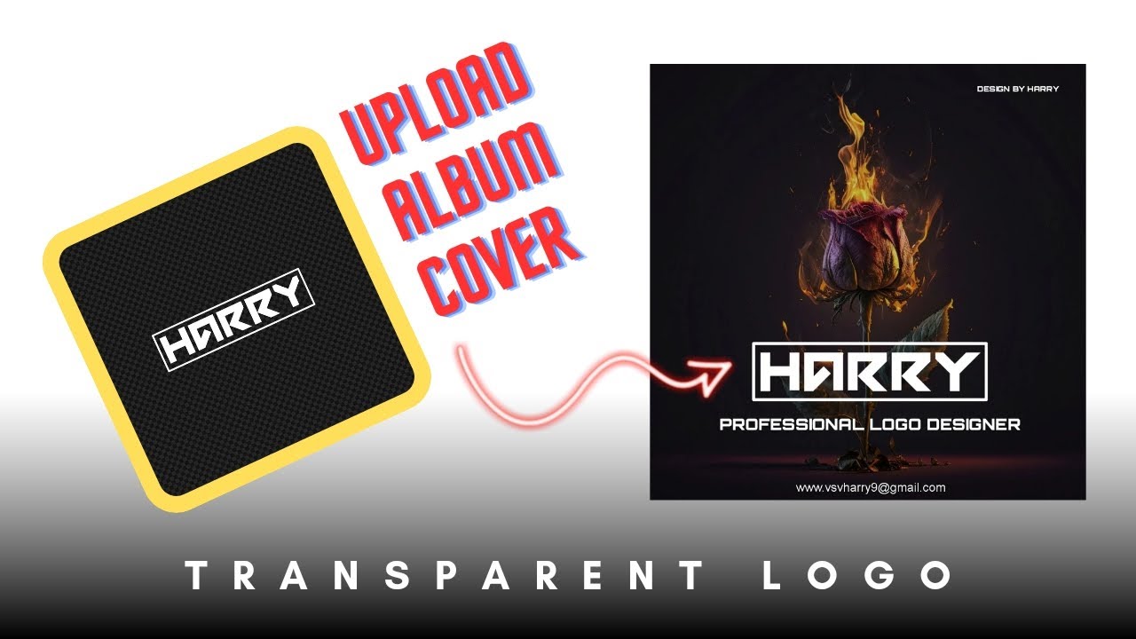 UPLOAD LOGO ALBUM COVER (transparent logo)@design_by_harry - YouTube