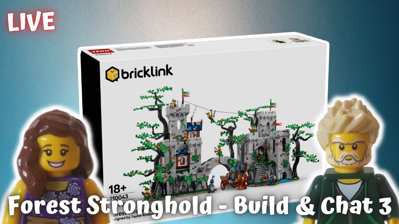 Live - Lego Bricklink Designer Program Forest Stronghold - Build & Chat ...