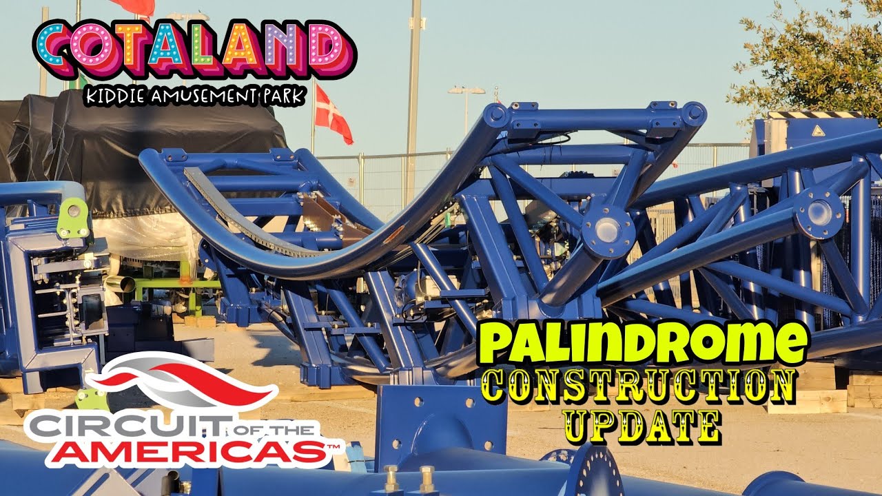Circuit of the Americas Cotaland Palindrome Roller Coaster Construction ...
