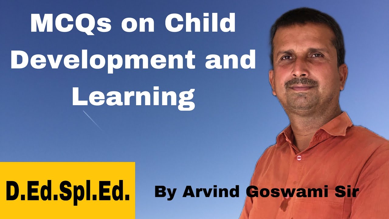|| Mcqs on Child Development and Learning || By Arvind Goswami Sir #specialeducation #education ...