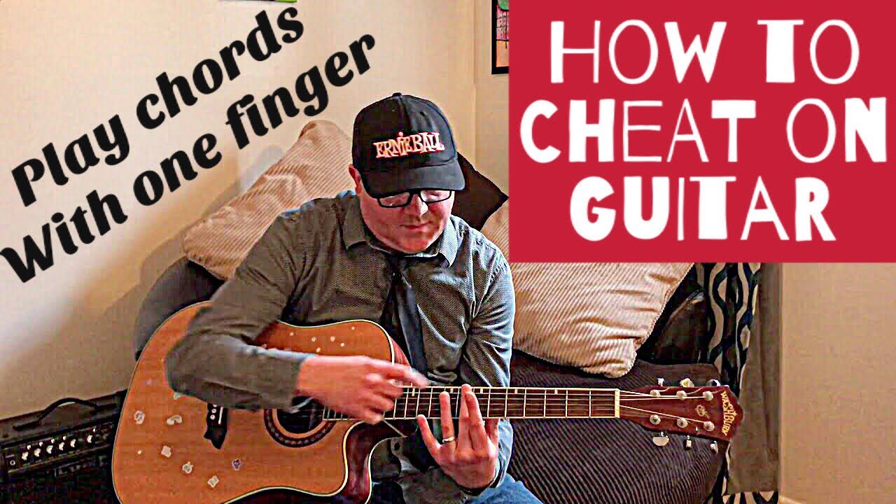 How to cheat on the guitar - YouTube