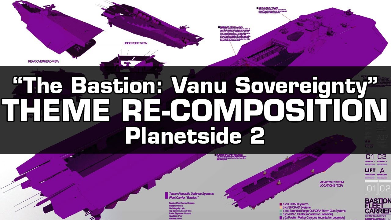 Bastion Fleet Carrier Theme: The Vanu Sovereignty - YouTube