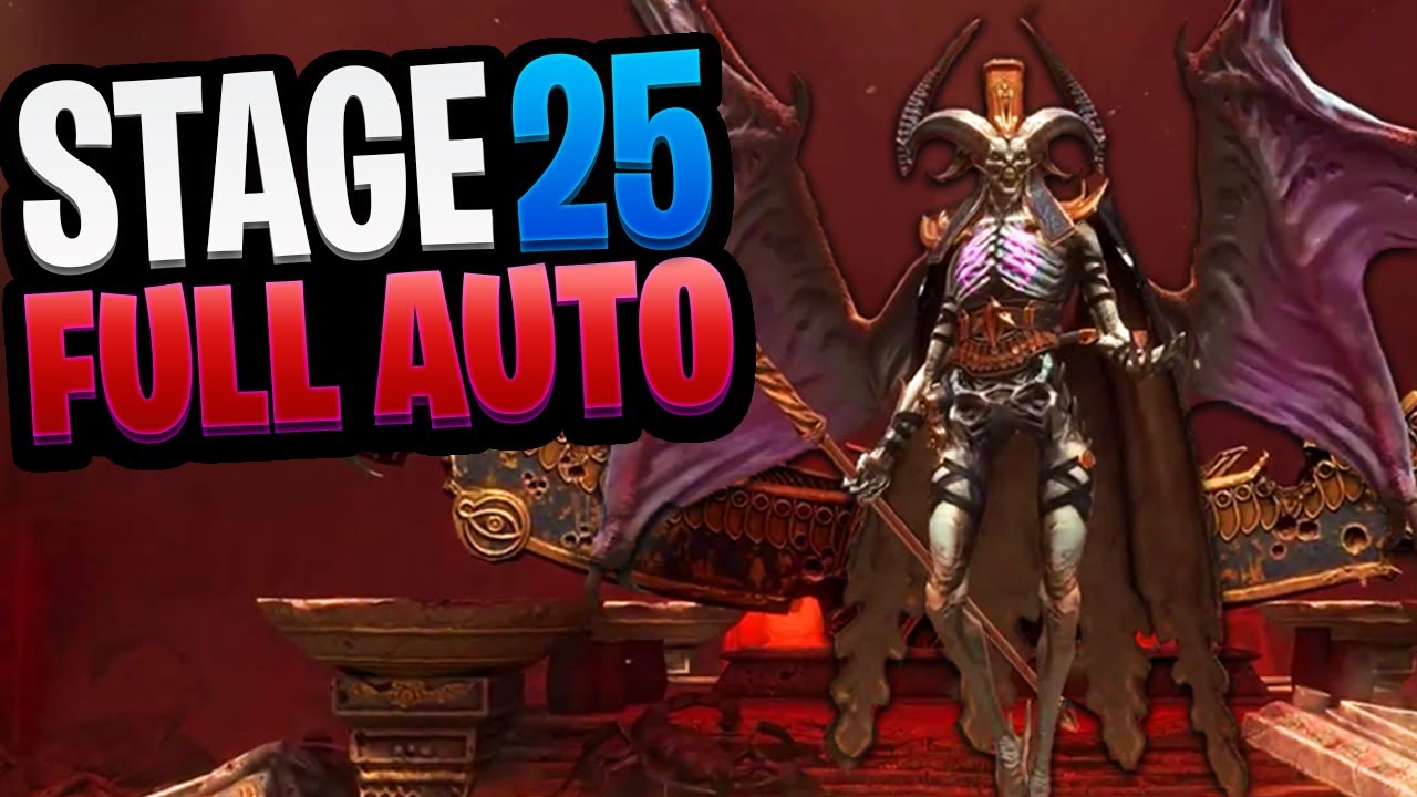 Sand Devil Necropolis STAGE 25 FULL AUTO aka CrimsonEater in Raid ...