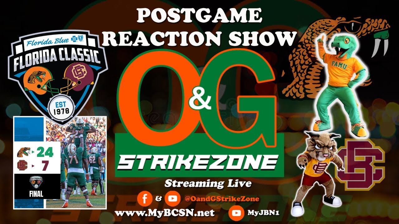 The O&G StrikeZone | Nov. 18, 2023 | Florida Classic Postgame Celebration Show - YouTube
