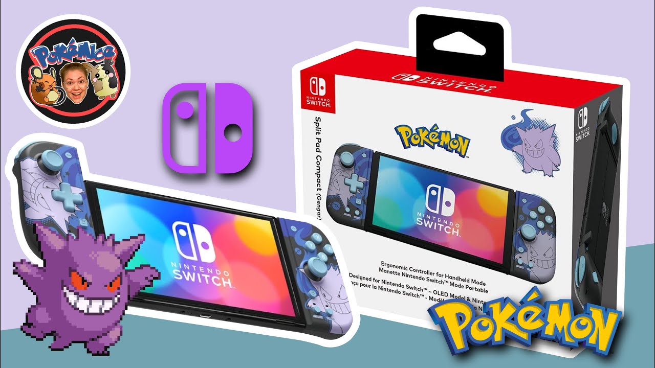NEW Gengar controller - POKEMON - Nintendo Switch - HORI Split pad ...