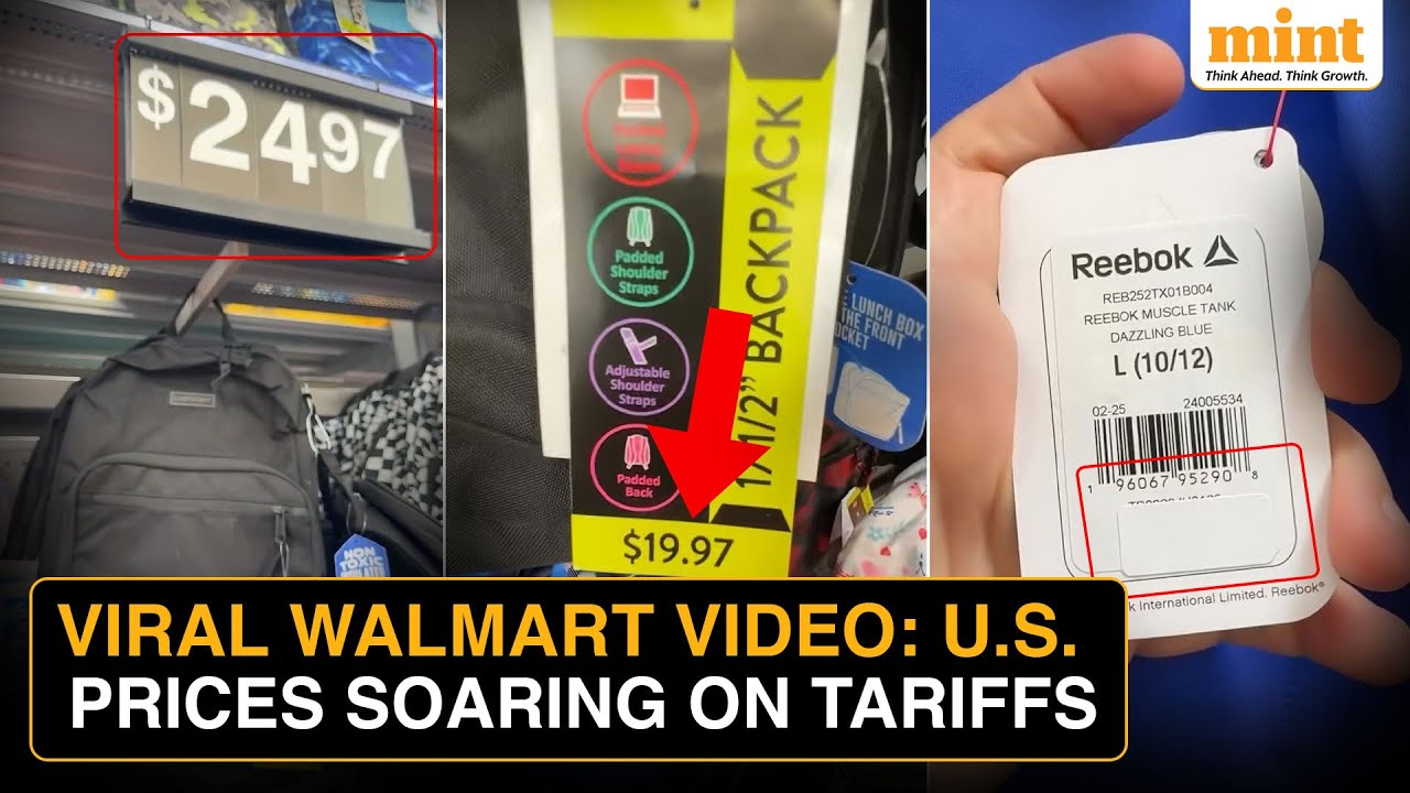 Viral Video of Walmart Price Tags Reveal Reality of Trump’s Tariff ...