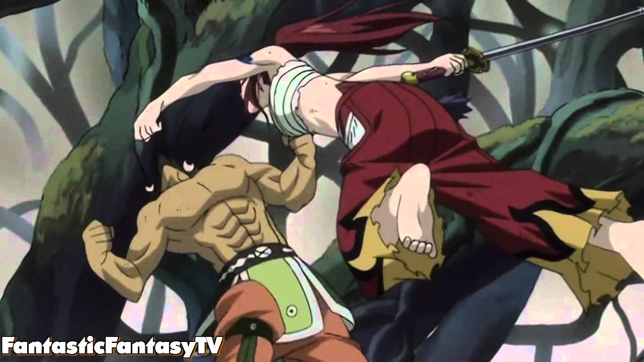 [AMV] Erza Scarlet vs Azuma (2012) - YouTube