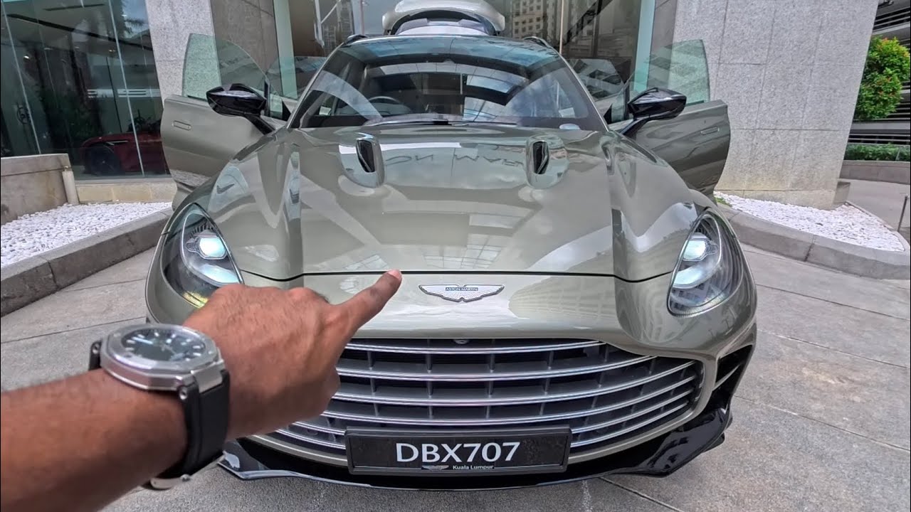 POV! ASTON MARTIN DBX707 in Titanium Grey & Onyx Black | 23" Wheels ...