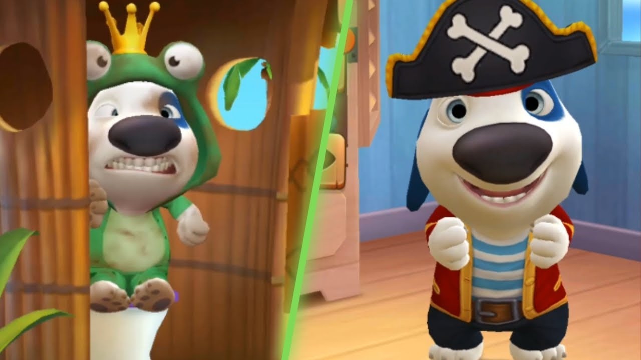 My Talking Hank PIRATE Hank Pooping and Animals - Funny Things - YouTube