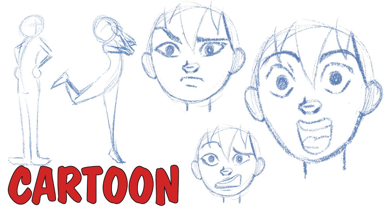 Come Disegnare Personaggi Dei Cartoni Animati Facili Tutorial Per