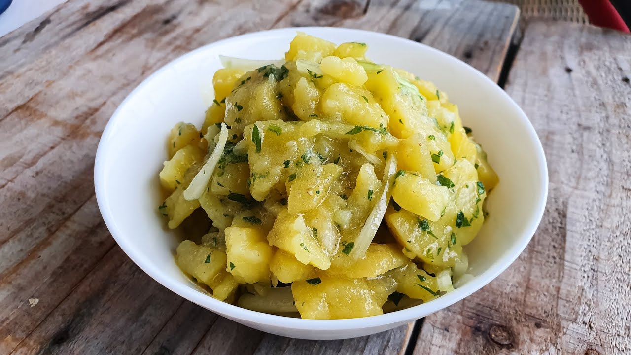 Kako se pravi Krumpir salata - Recept - YouTube
