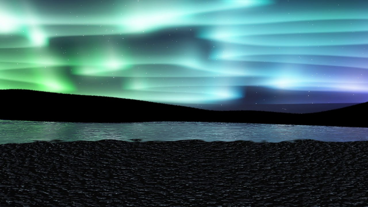 aurora view by After Effects - YouTube
