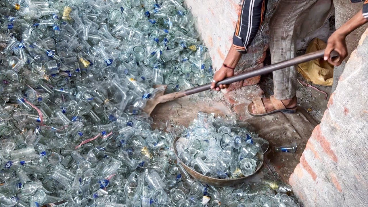 Incredible Process of Recycling Waste Glass into Medicine Bottles ...