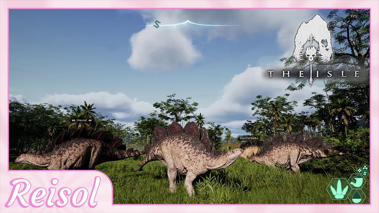 The pretty pink Stego | The Isle Evrima, Update 6 - YouTube