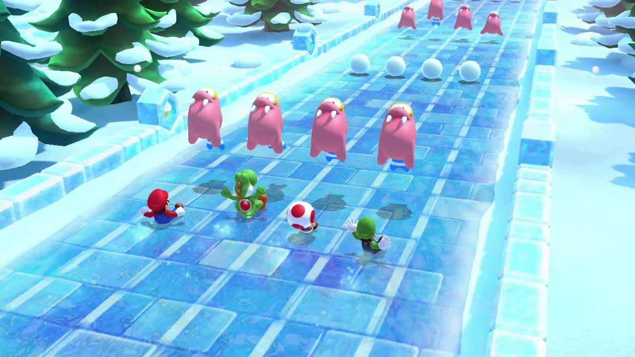 Mario Party 10 - Ice Slide, You Slide - YouTube