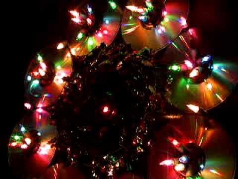 Recycled CDs and LP Record Christmas Wreath - YouTube