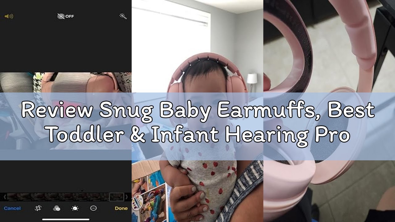 Review Snug Baby Earmuffs, Best Toddler & Infant Hearing Protection ...