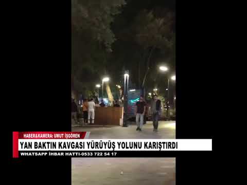 YAN BAKTIN KAVGASI YÜRÜYÜŞ YOLUNU KARIŞTIRDI