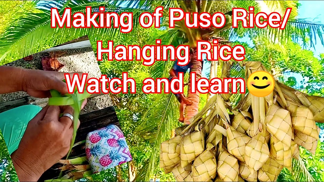How to make Puso Rice | Hanging Rice | Teacher Glaiza's VLOG - YouTube